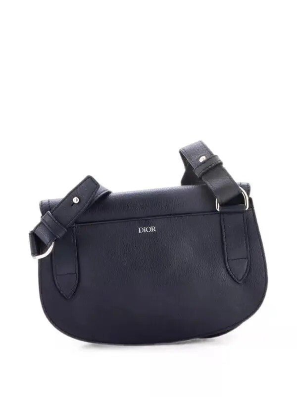Dior Saddle Messenger Pouch Leather Crossbody Bag