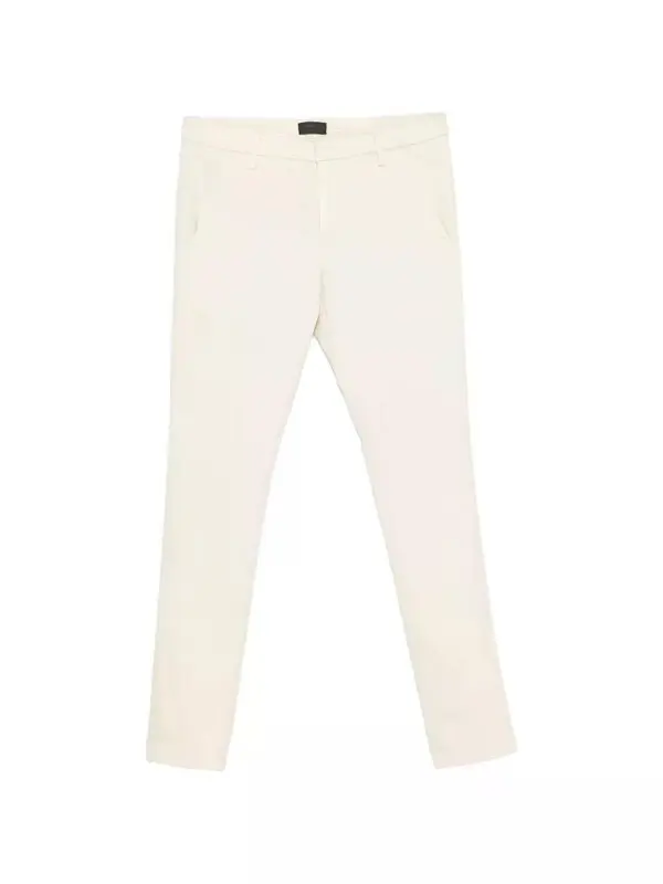 DONDUP Logo-plaque Slim-fit Trousers