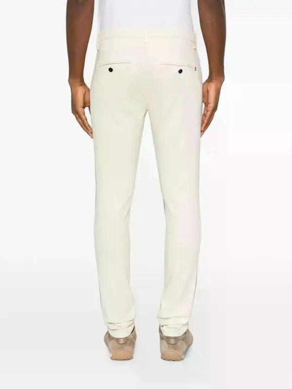 DONDUP Logo-plaque Slim-fit Trousers