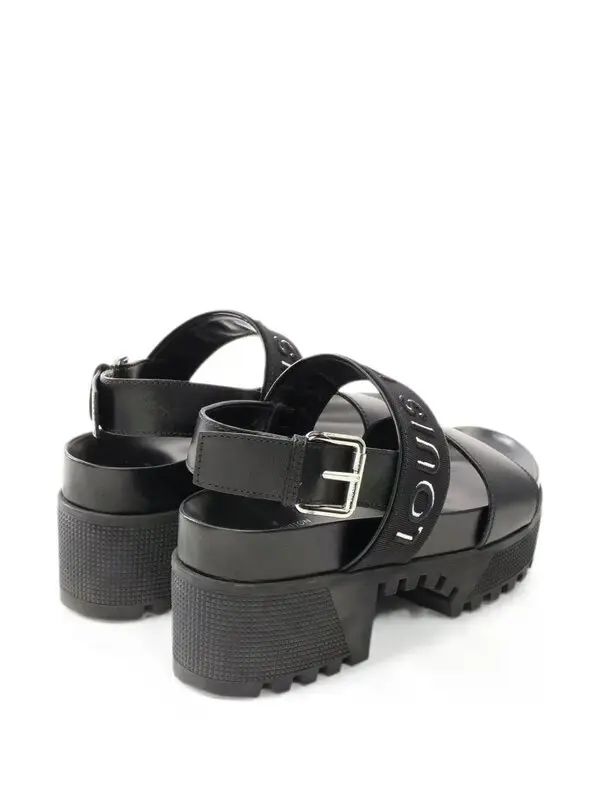 LOUIS VUITTON Laurie Line Platform Slingback Sandals