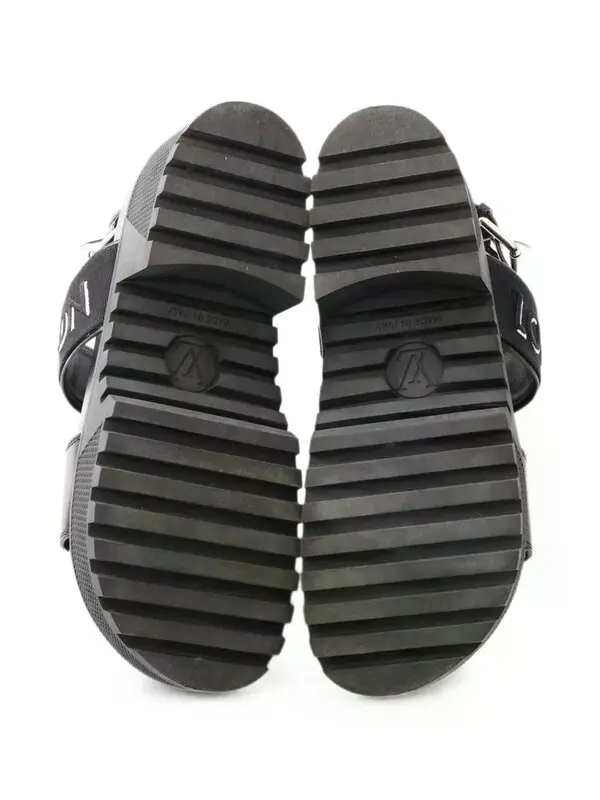 LOUIS VUITTON Laurie Line Platform Slingback Sandals