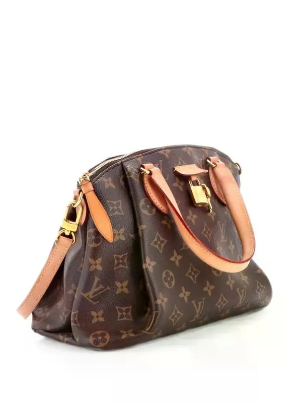 LOUIS VUITTON Monogram Canvas Rivoli Pm Satchel Handbag - Brown
