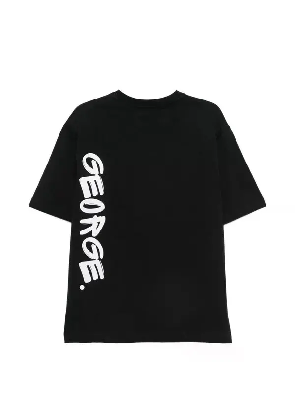 GEORGE. Slogan Print Crew Neck T-shirt
