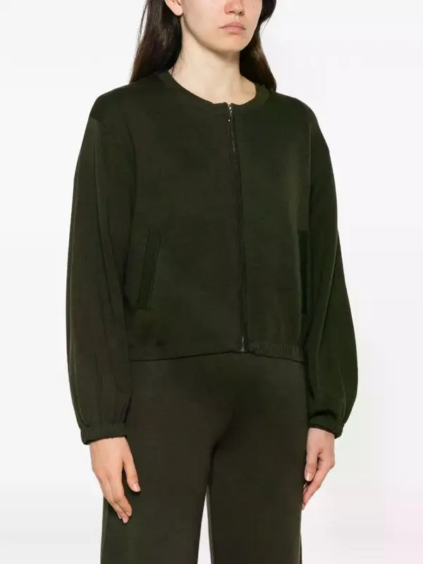 HUGENBERG Zip-up Knitted Cardigan