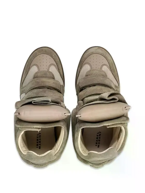 Isabel Marant Étoile Bekett Leather Wedge Sneakers
