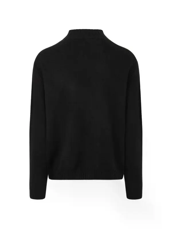 VIVIENNE WESTWOOD Merino Wool Mock Neck Jumper With Orb Motif