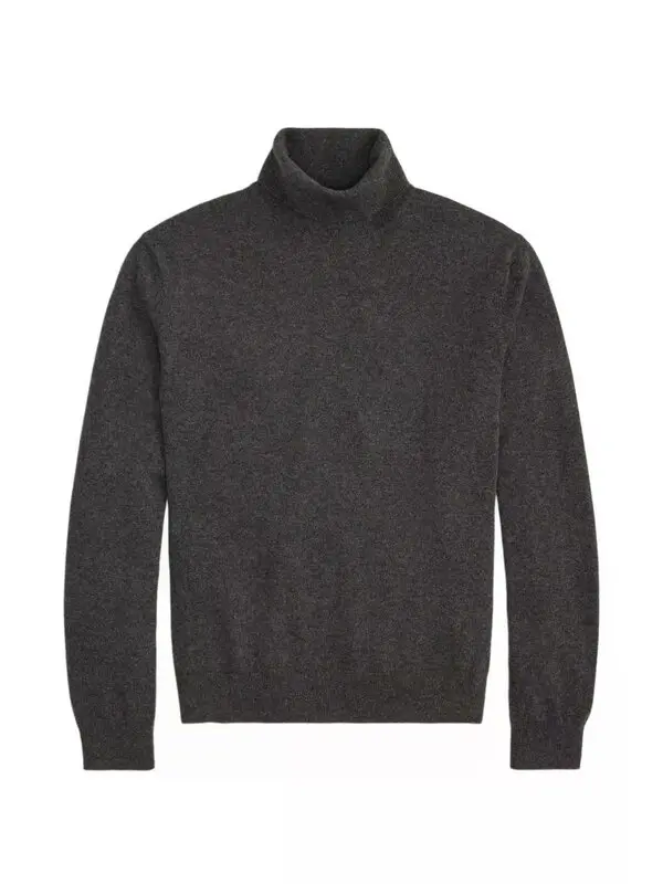 Ralph Lauren Purple Label Turtleneck Cashmere Sweater - Grey