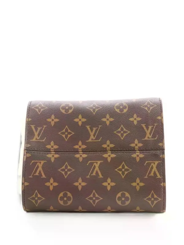 LOUIS VUITTON Fold Tote Monogram Canvas And Leather Pm Satchel