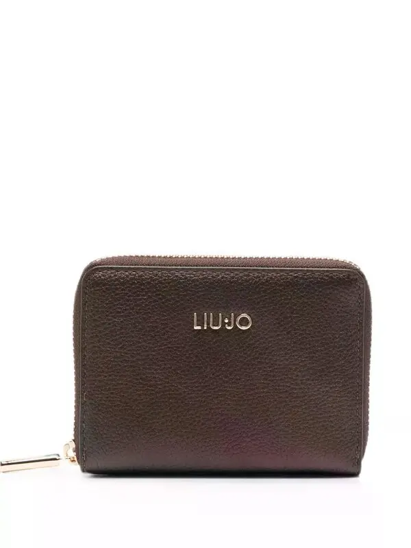 Liu Jo Logo-plaque Zip-around Wallet - Brown