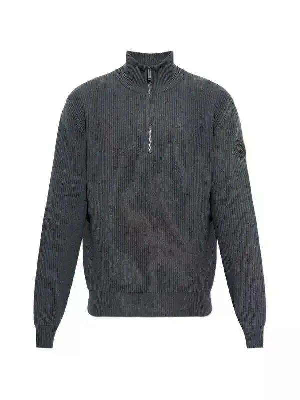 Canada Goose Mckinney Quarter Zip Wool Sweater