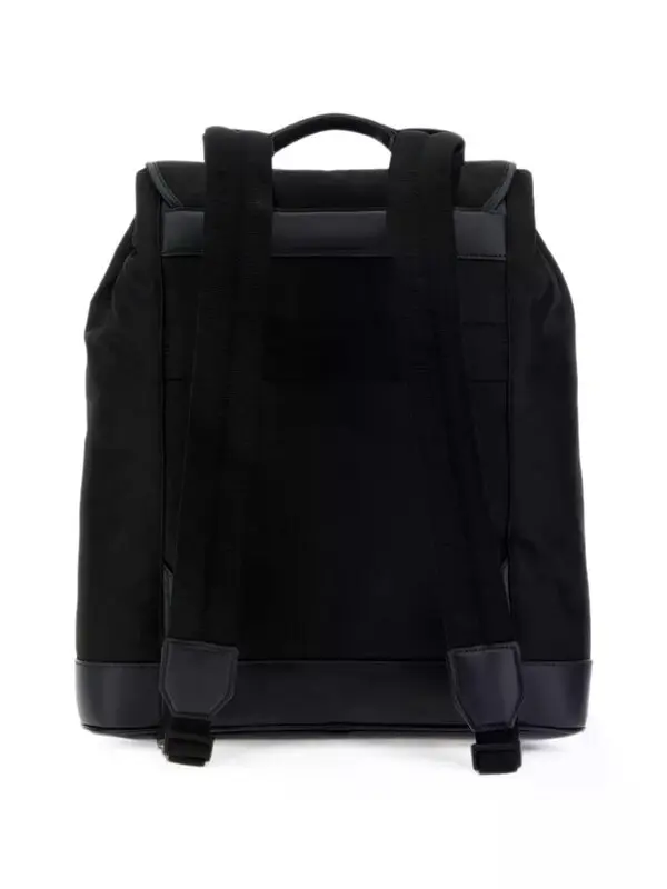 Montblanc Logo-plaque Foldover-top Canvas Large Backpack