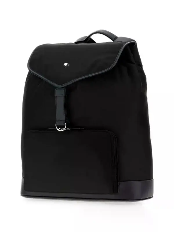 Montblanc Logo-plaque Foldover-top Canvas Large Backpack