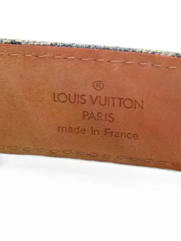 LOUIS VUITTON 2006 Monogram Denim Belt