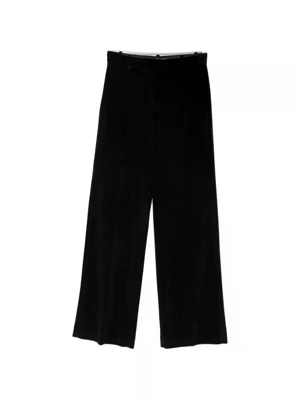 CIRCOLO 1901 Velvet-effect Wide Leg Trousers