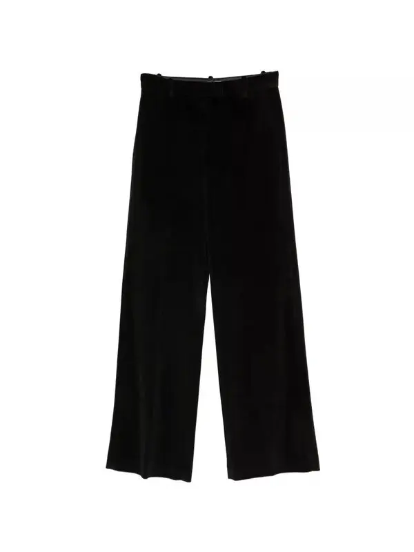 CIRCOLO 1901 Velvet-effect Wide Leg Trousers