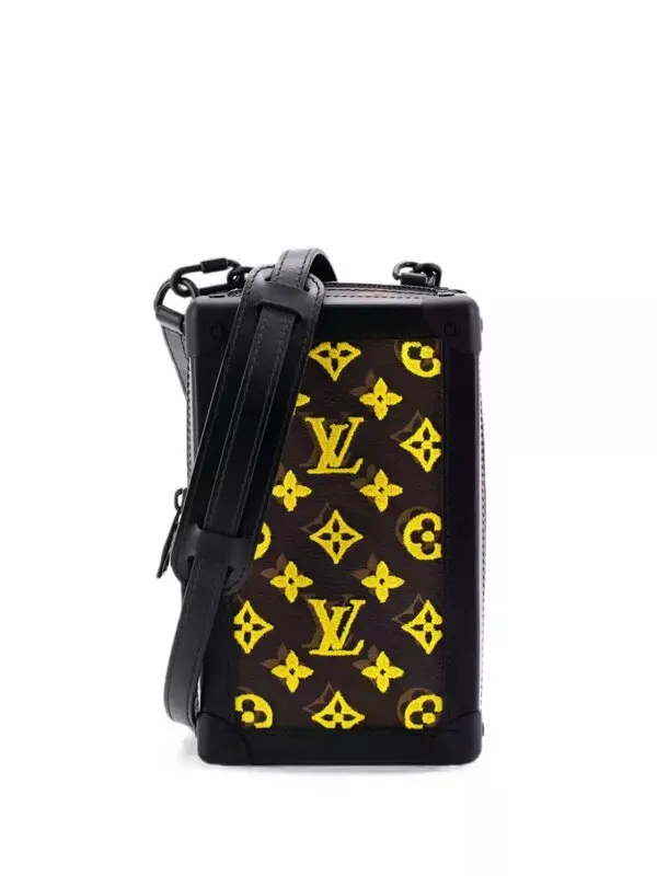 LOUIS VUITTON Vertical Soft Trunk Bag Monogram Tuffetage Canvas Crossbody Bag - Yellow