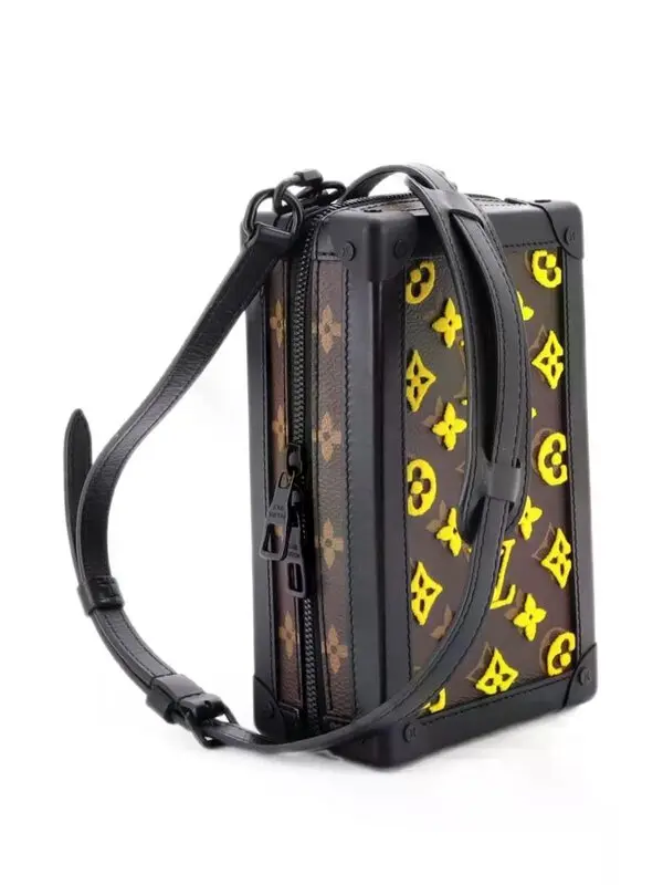LOUIS VUITTON Vertical Soft Trunk Bag Monogram Tuffetage Canvas Crossbody Bag