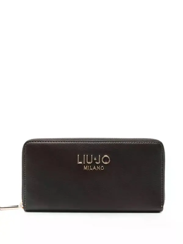 Liu Jo Logo-plaque Zip-around Wallet - Brown