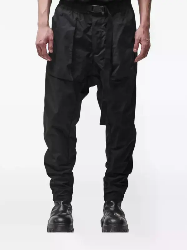 THOM KROM Drop-crotch Buckle-fastening Trousers