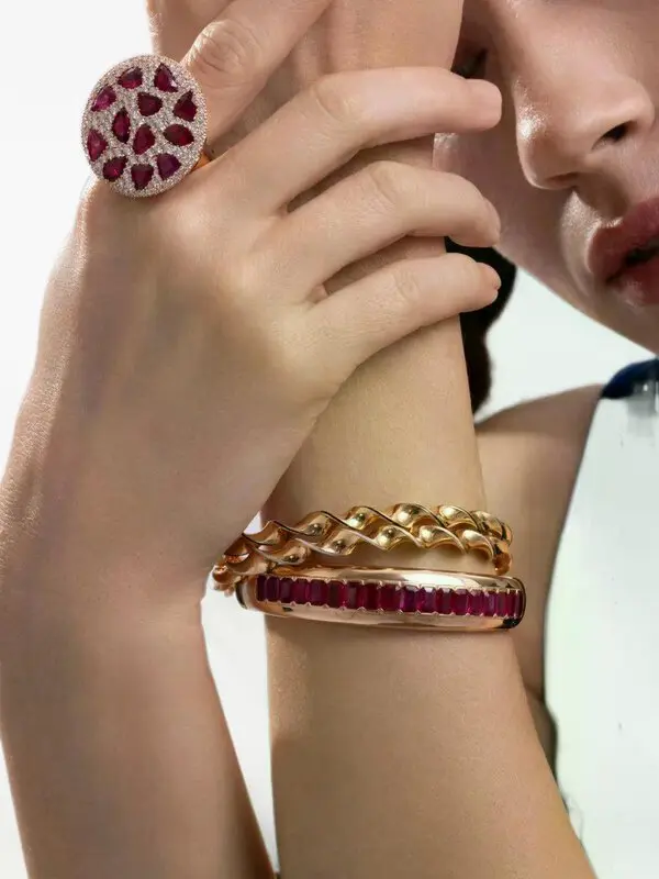 CICADA JEWELRY Twist Enamel Bracelet