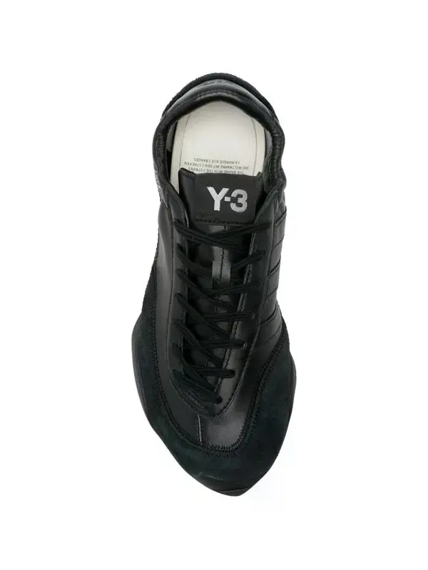 Y3 Warped Logo-print Panelled Sneakers