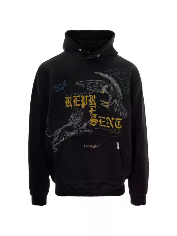 REPRESENT Graphic Print Hoodie