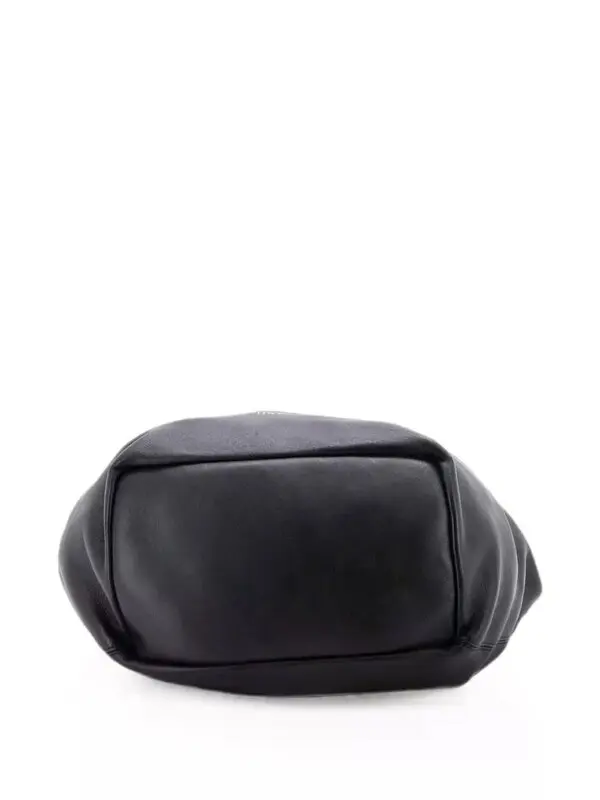 Loewe Squeeze Leather Small Hobo Bag - Black