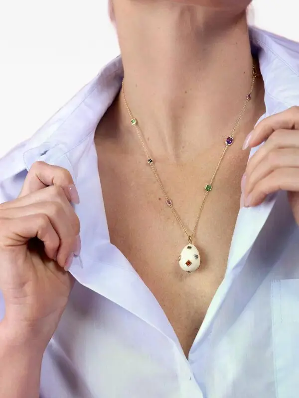 BIBI VAN DER VELDEN Pop Art Sapphire Necklace