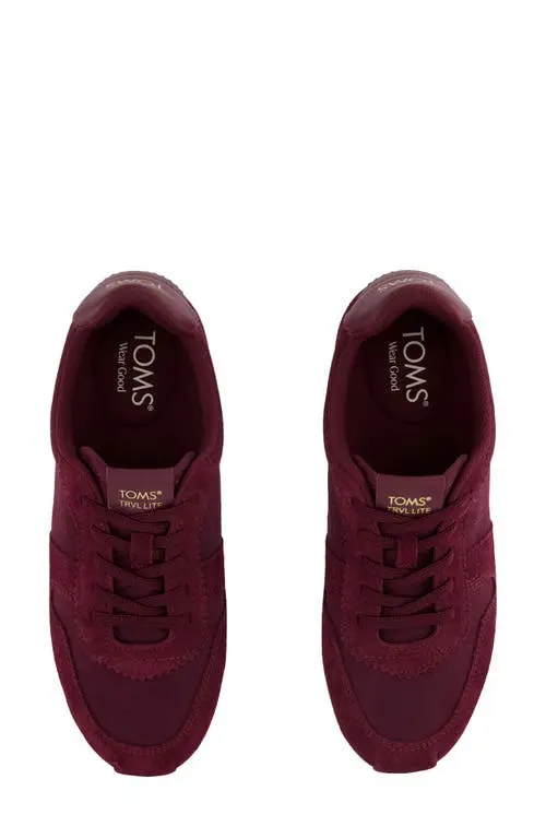 Toms Trvl Lite Lace-up Sneakers - Dark Red