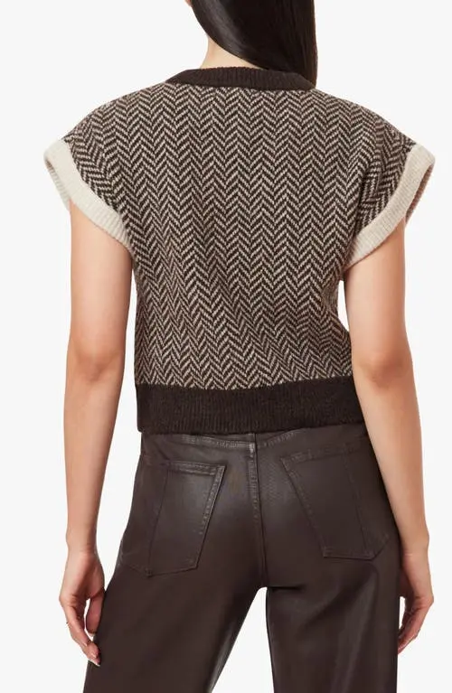 Habitual Herringbone Dolman Sleeve Sweater