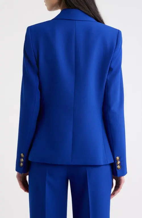 TAHARI ASL Crepe Double Breasted Blazer
