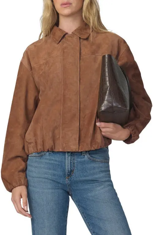Joe's Jeans Bella Suede Bomber Jacket