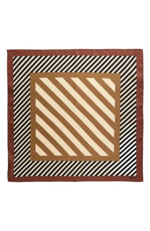 Echo Striped Silk Bandana