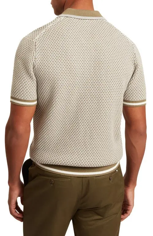 Ted Baker London Breame Knit Polo - Olive