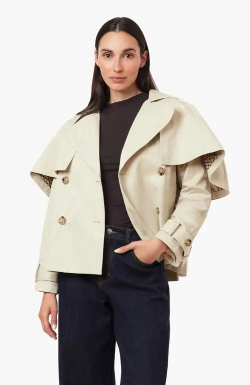 Habitual Cropped Trench Jacket