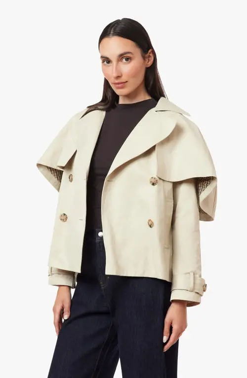 Habitual Cropped Trench Jacket