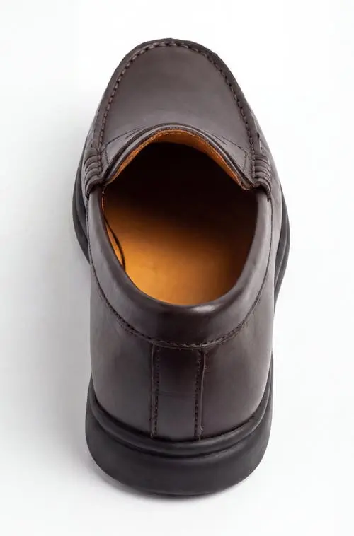 MENINA STEP Nora Loafer, Premium Top Leather, Handcrafted In Spain - Chocolate