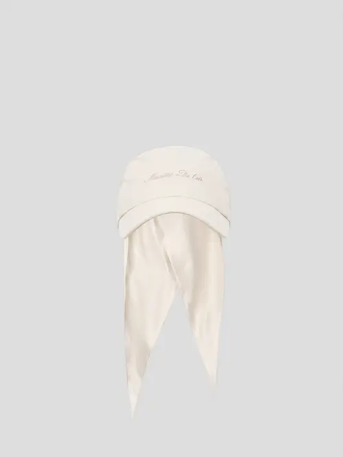 Manière De Voir Arianne Linen Cap - Natural