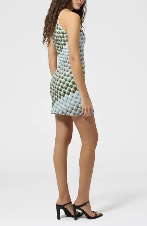 Missoni Metallic Jacquard One-shoulder Minidress