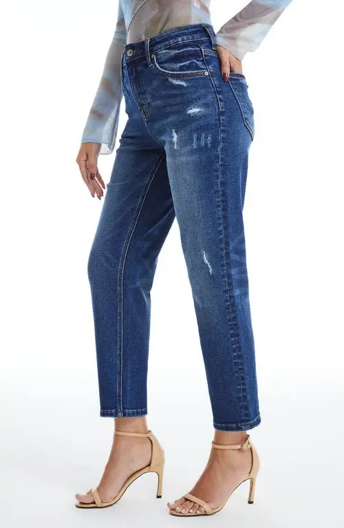 BAYEAS High Waist Tapered Mom Jeans