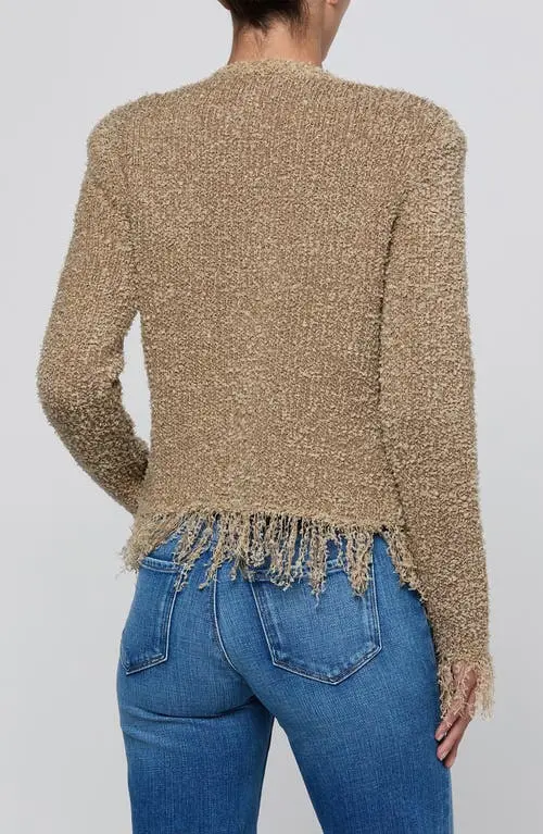L'Agence Mireille Fringe Trim Cardigan