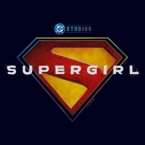 SUPERGIRL Official Shield Logo T Shirt