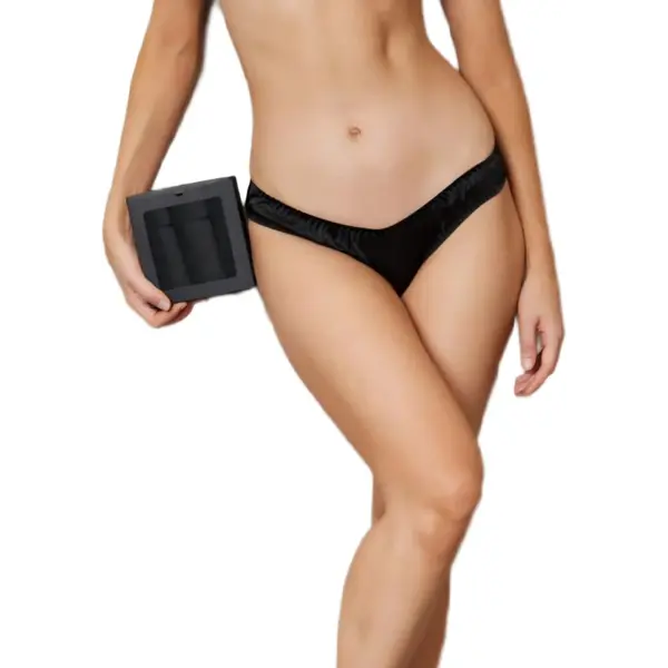SILKSILKY Pure Silk 3-pack Silk Briefs Panties - Black