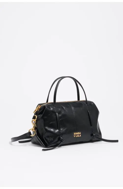 Bimba Y Lola Mini Lolita Leather Bag - Black