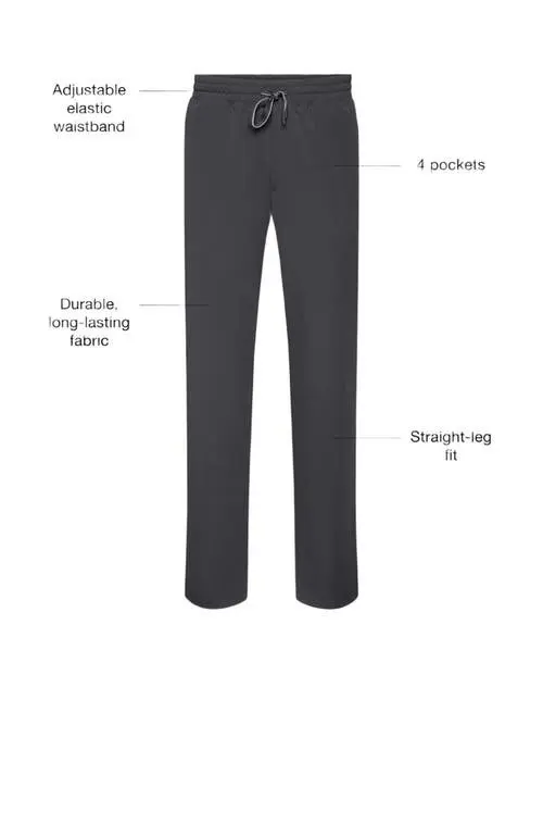 JAANUU Ultralast Essential Performance 5-pocket Scrub Set - Pewter