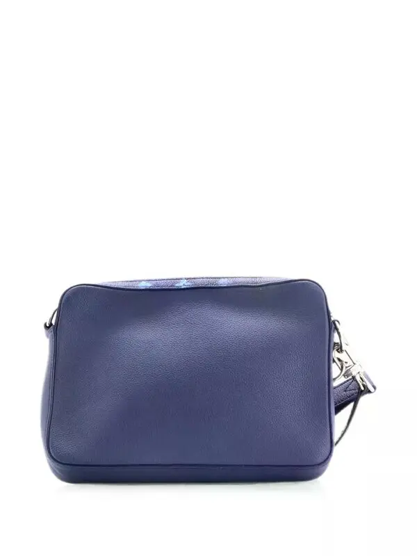 LOUIS VUITTON Trio Messenger Bag Limited Edition Monogram Ink Watercolor Leather Crossbody Bag - Blue