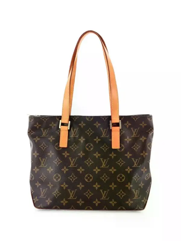 LOUIS VUITTON Cabas Piano Monogram Canvas Tote Bag - Brown