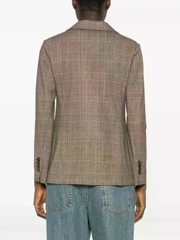 CIRCOLO 1901 Single-breasted Checked Blazer