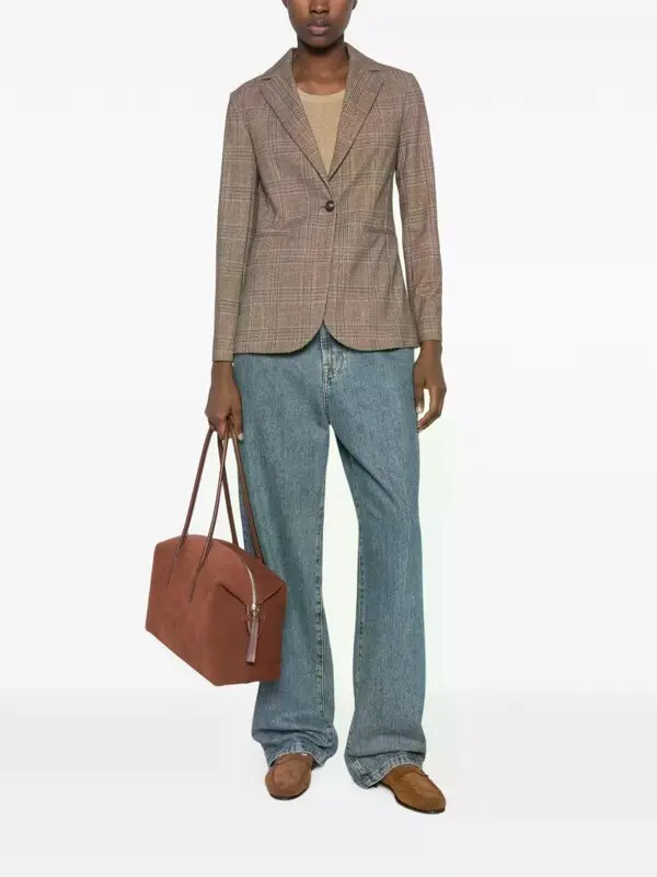 CIRCOLO 1901 Single-breasted Checked Blazer