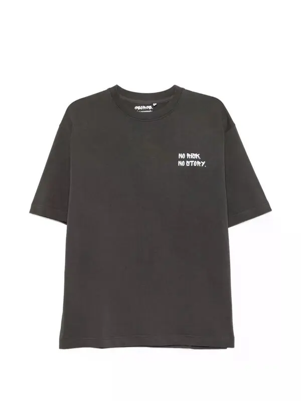 GEORGE. George Slogan Print Drop Shoulder T-shirt